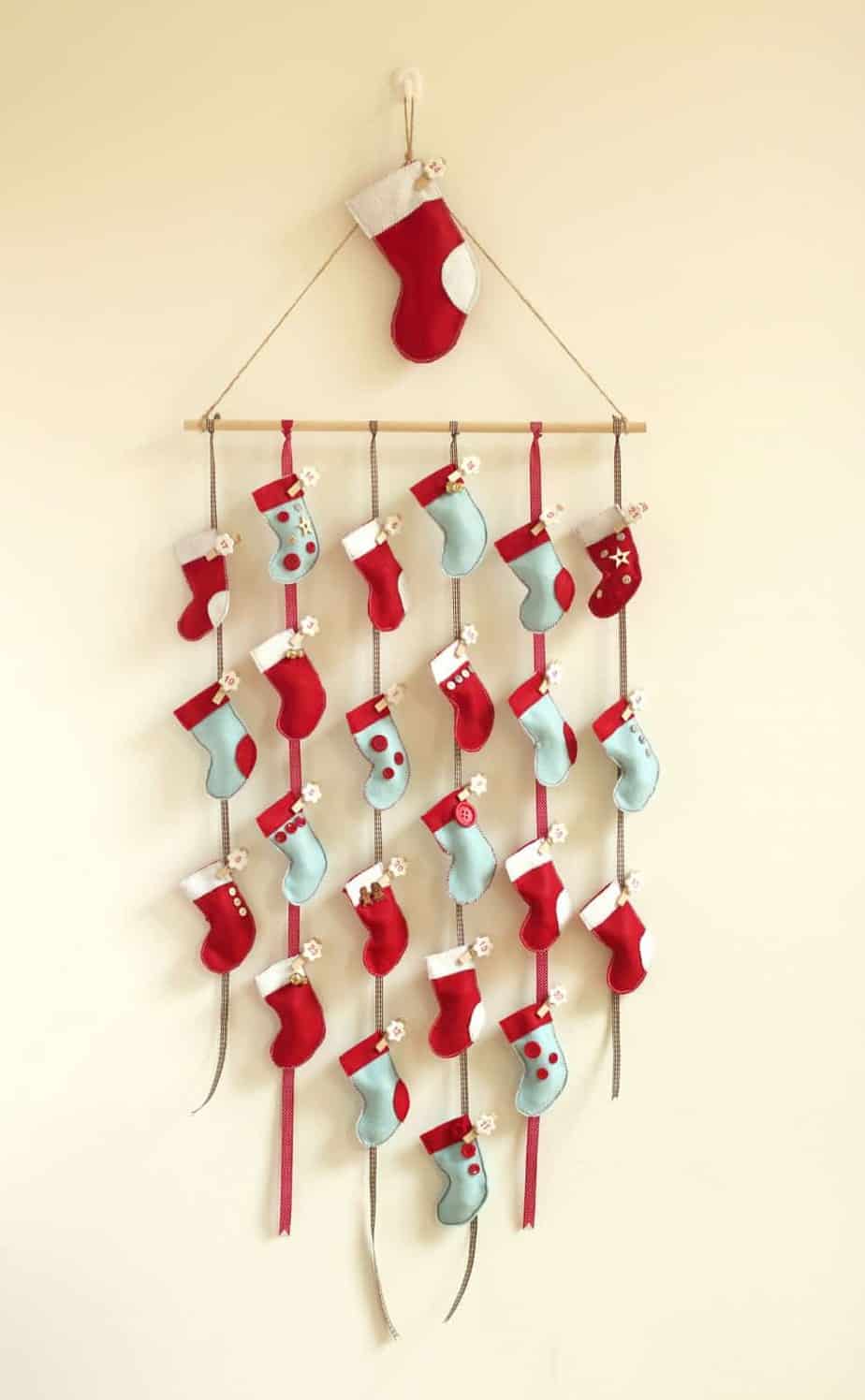 Felt Stockings Advent Calendar