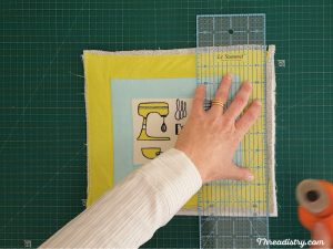 How to sew a pot holder: sewing for beginners