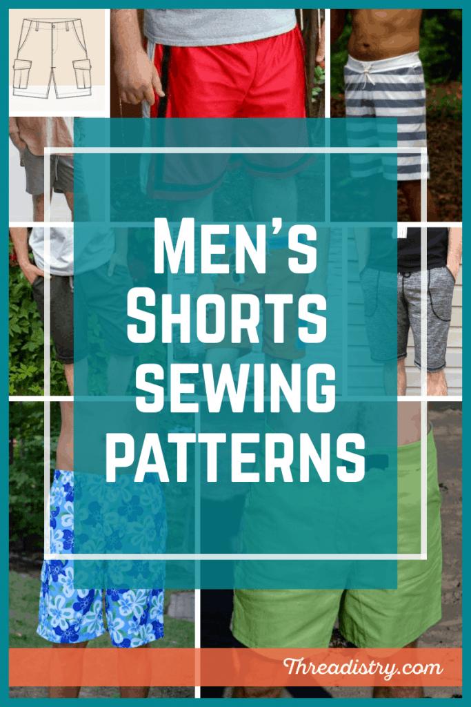 Men's shorts sewing patterns | Sewing for Men