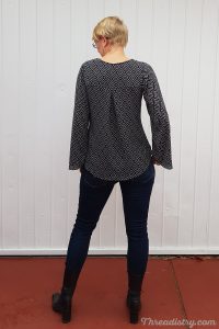 Rhapsody Blouse sewing pattern by Love Notions