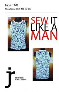 Show off those guns with Men's Tank Top sewing patterns