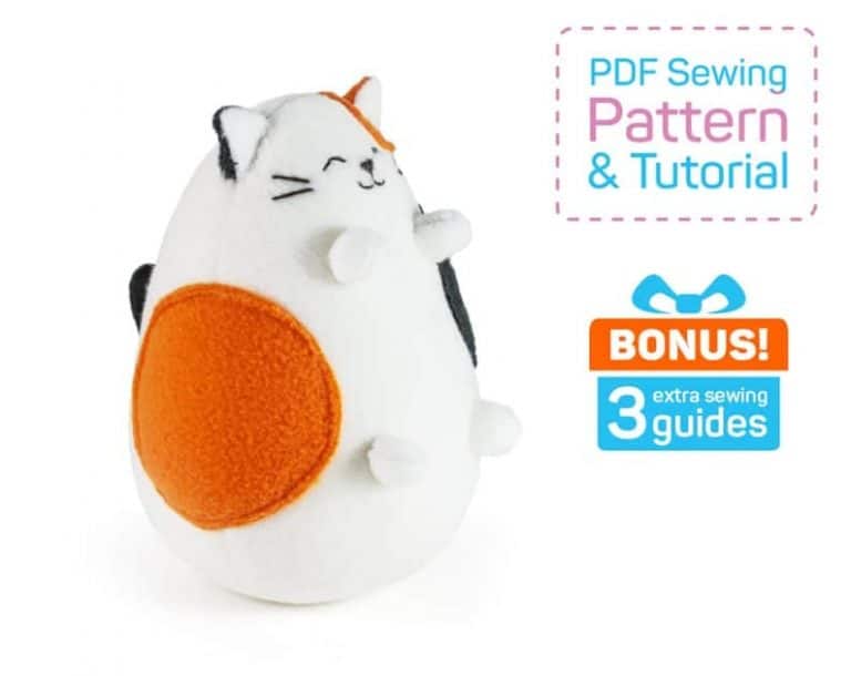 From cute and cuddly to realistic: the best Stuffed Cat sewing patterns