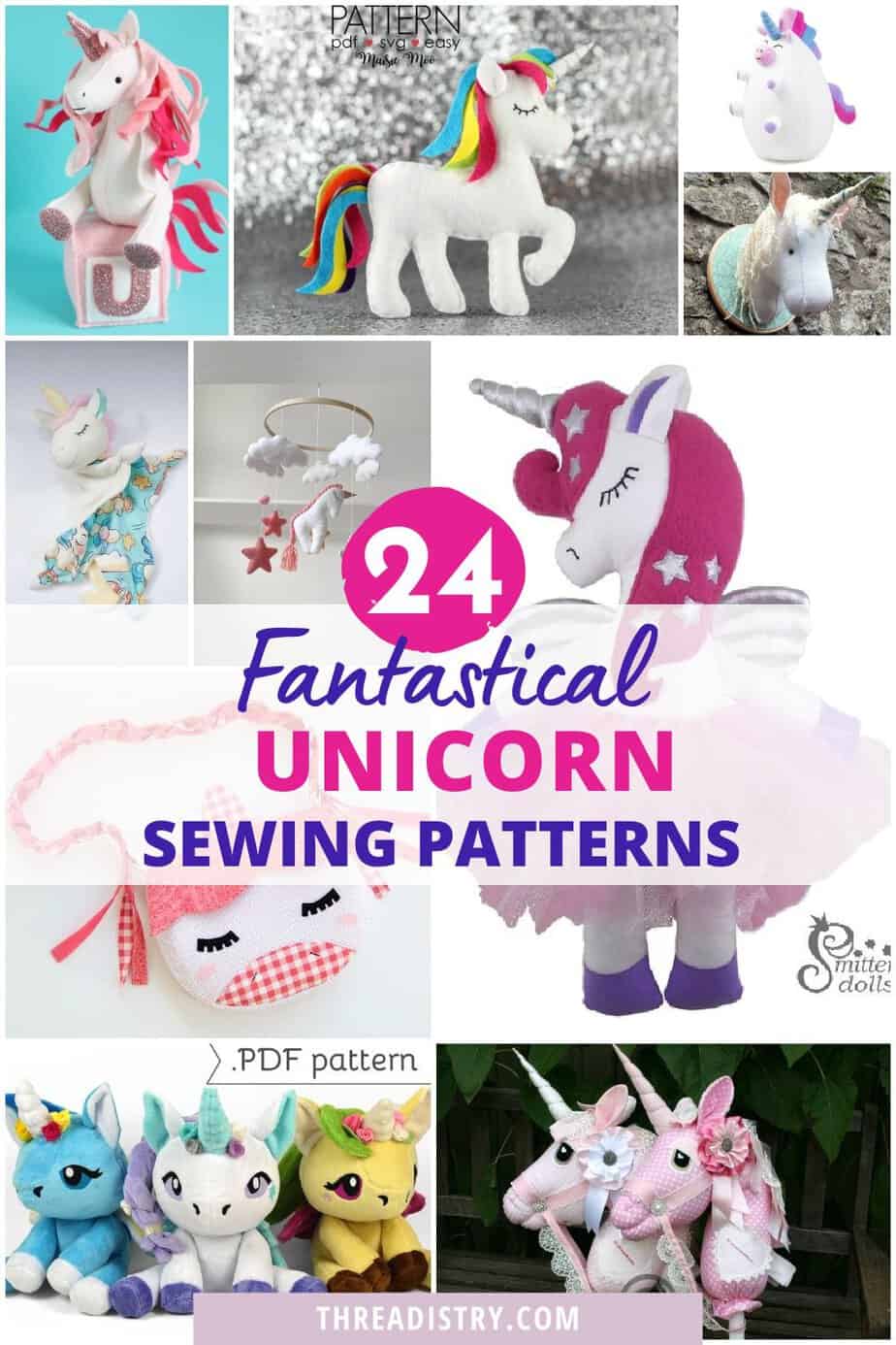 Most magical Unicorn sewing patterns | Threadistry