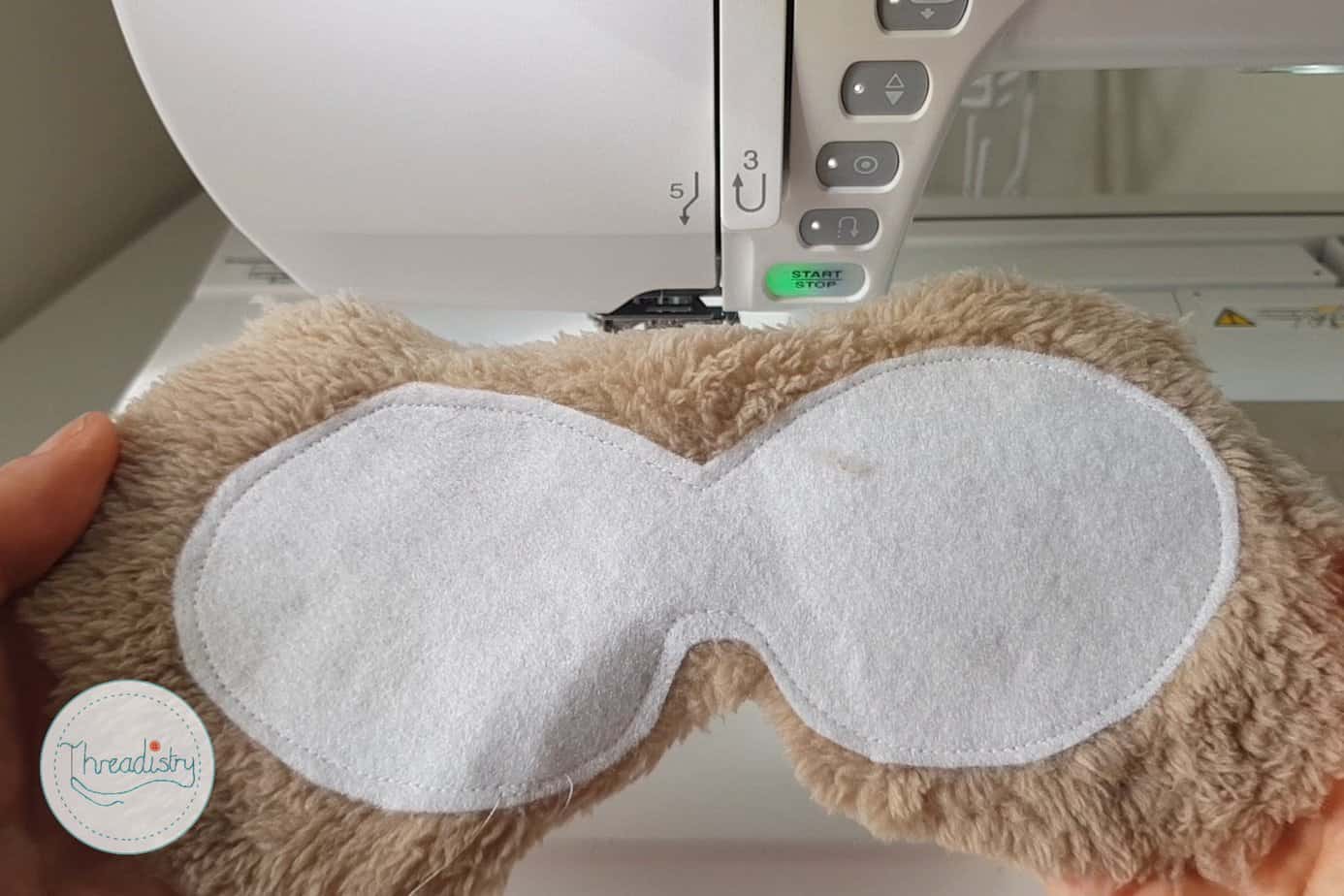 Super-cute and Easy Sloth Sleep Mask | Free Sewing Tutorial