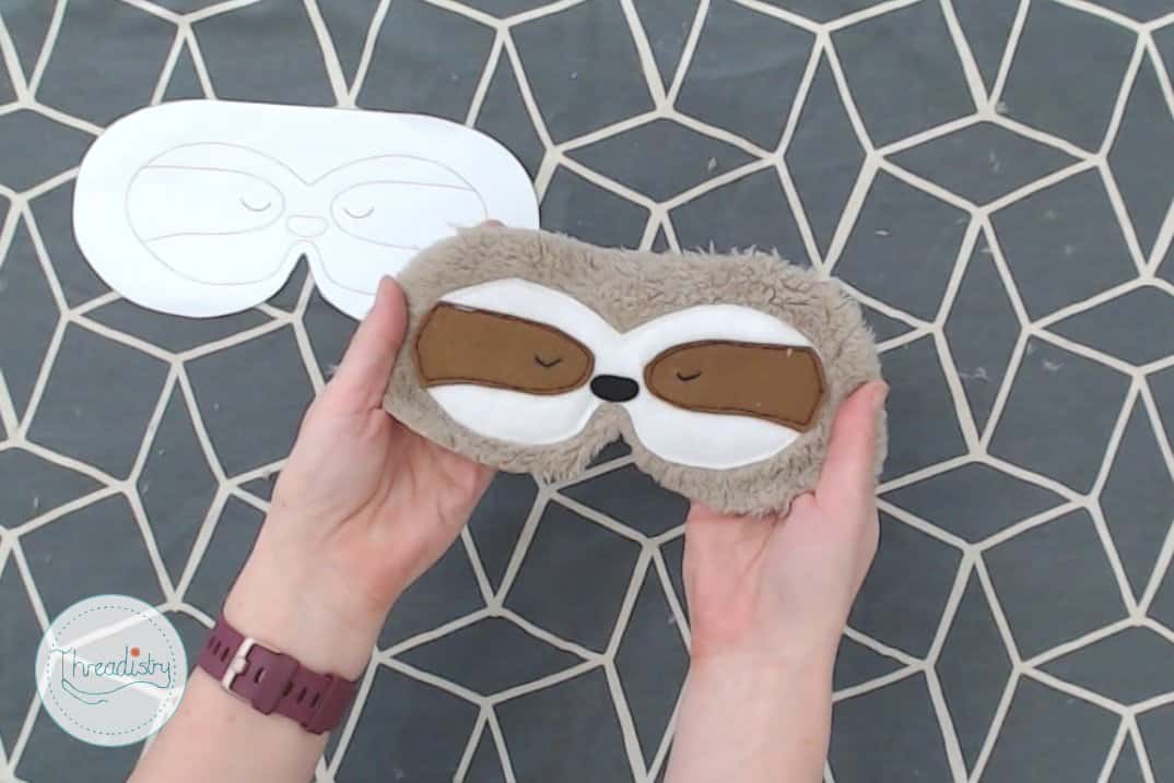 Super-cute and Easy Sloth Sleep Mask | Free Sewing Tutorial