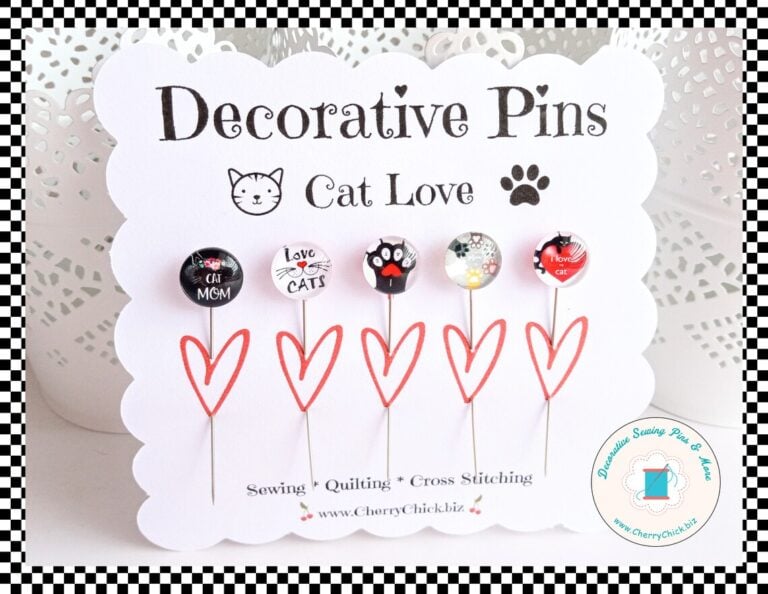 Meow-some Cat-Themed Sewing Notions and Tools