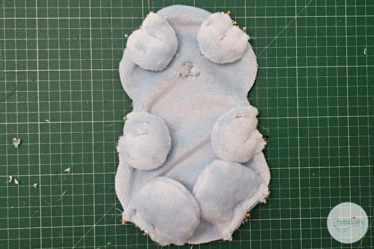 Flat Teddy Bear sewing tutorial (with free templates!)