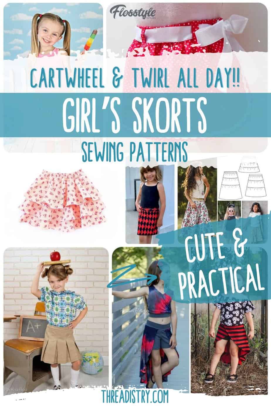 Sew in Style: Girl's Skort Sewing Patterns You'll Love!