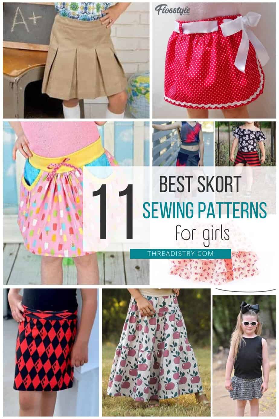 Sew in Style: Girl's Skort Sewing Patterns You'll Love!