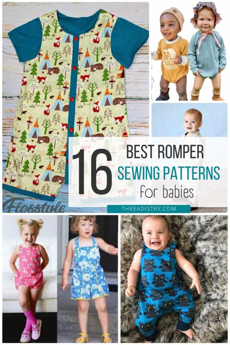 Gorgeous Baby Romper Sewing Patterns for boys and girls