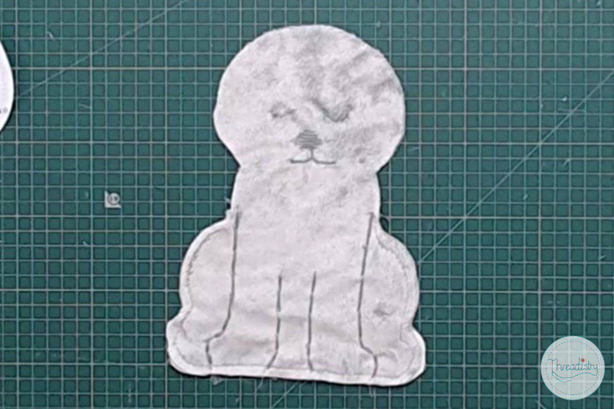 Flat Puppy plush sewing tutorial (with free pattern templates!)