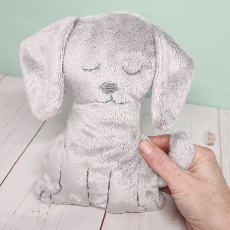 Flat Puppy plush sewing tutorial (with free pattern templates!)
