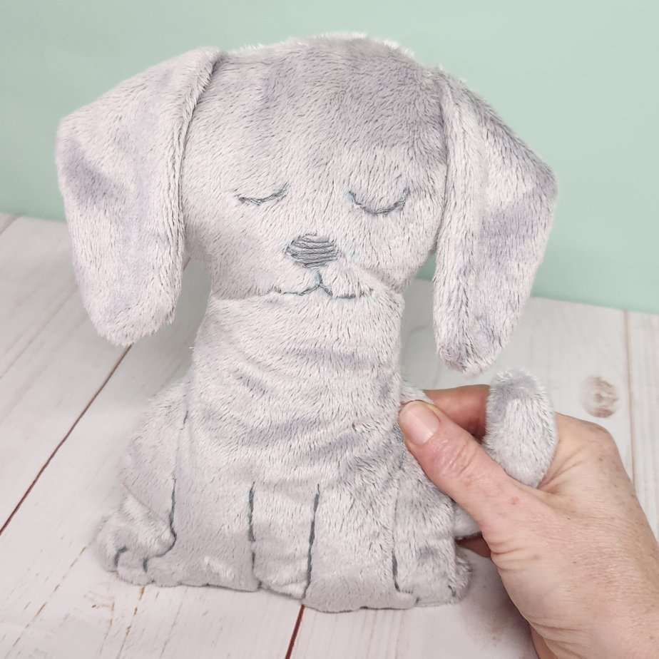 Flat Puppy plush sewing tutorial (with free pattern templates!)