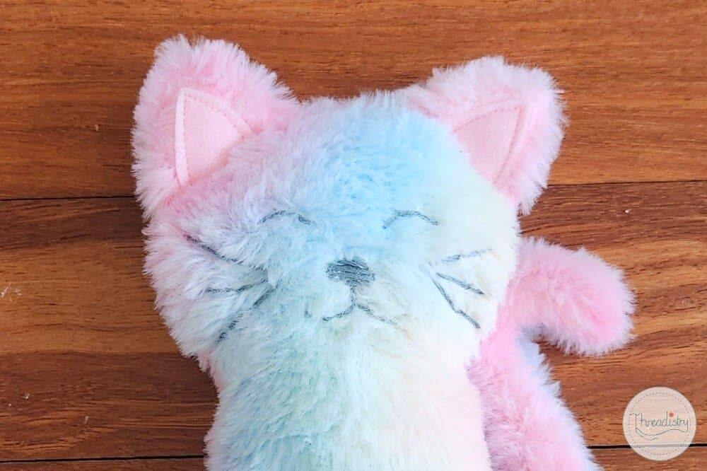 Flat Kitty plush sewing tutorial (with free pattern templates!)