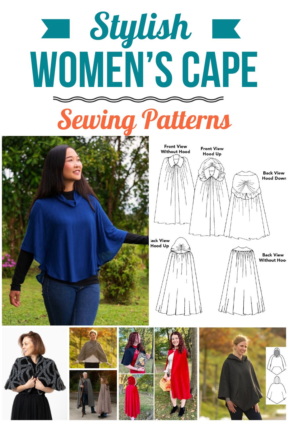 Warm & Whimsical: Best Cape Sewing Patterns for Women