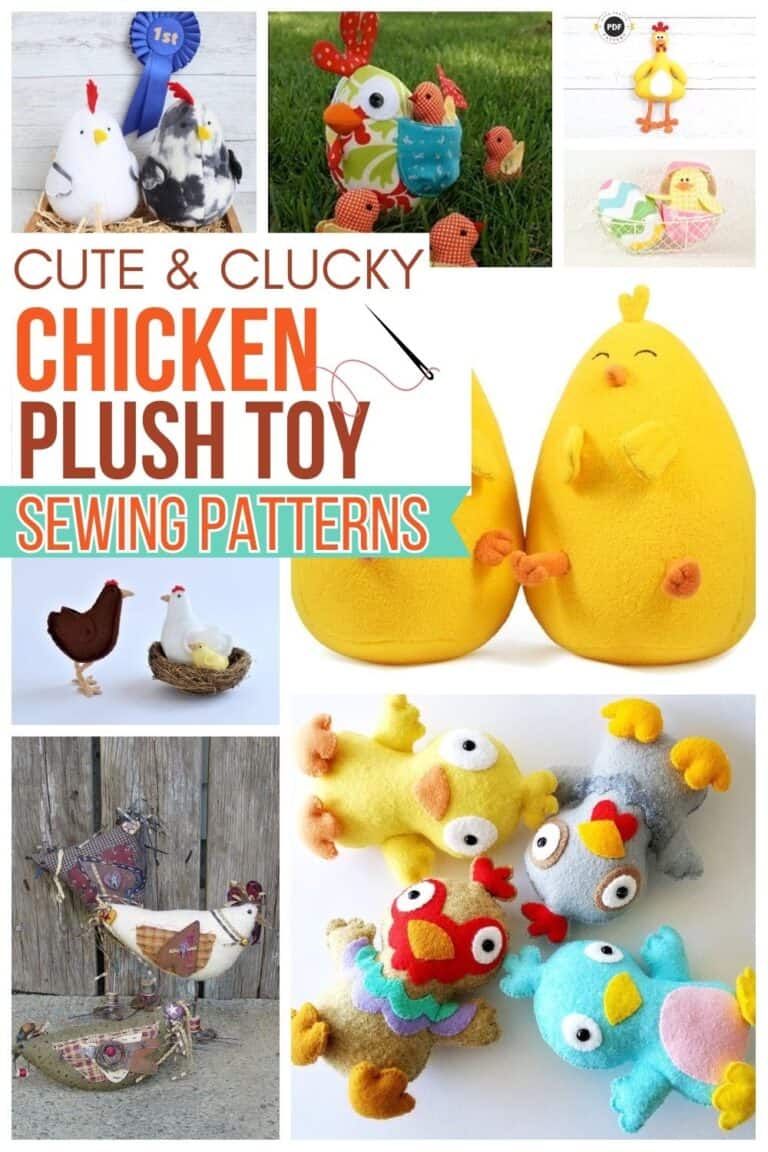Egg-citing Chicken Sewing Patterns You’ll Love to Make